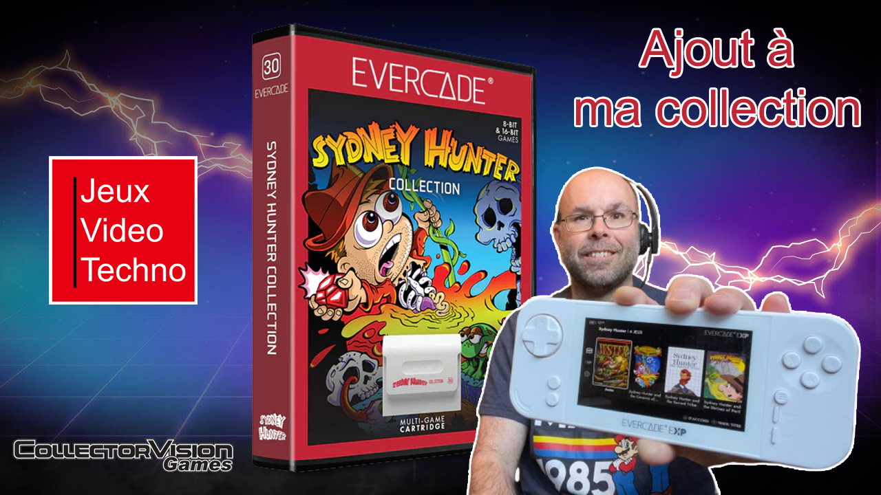 Présentation (unboxing) de la compilation Evercade Sydney Hunter ...