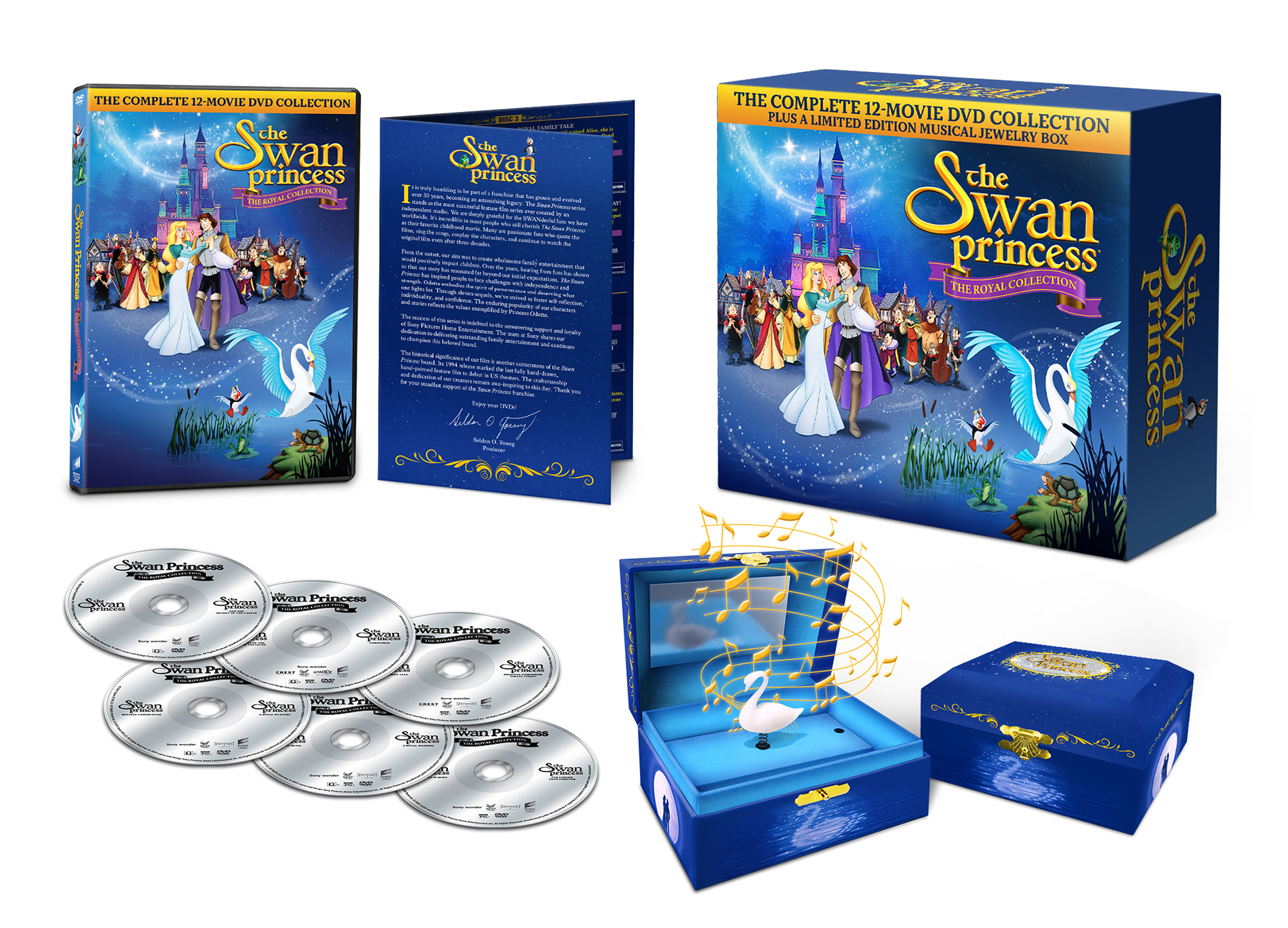 The Swan Princess 12-Movie Limited Edition Gift Set en DVD ...