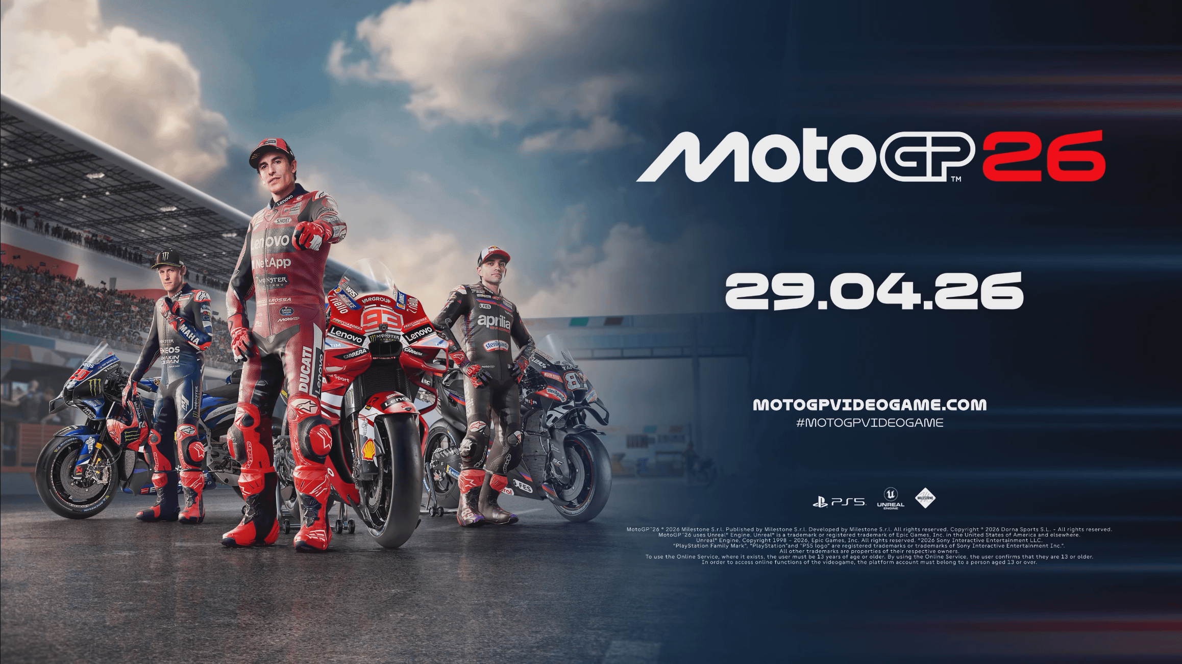 Milestone et MotoGP dévoilent MotoGP26, disponible le 29 avril - Cine ...